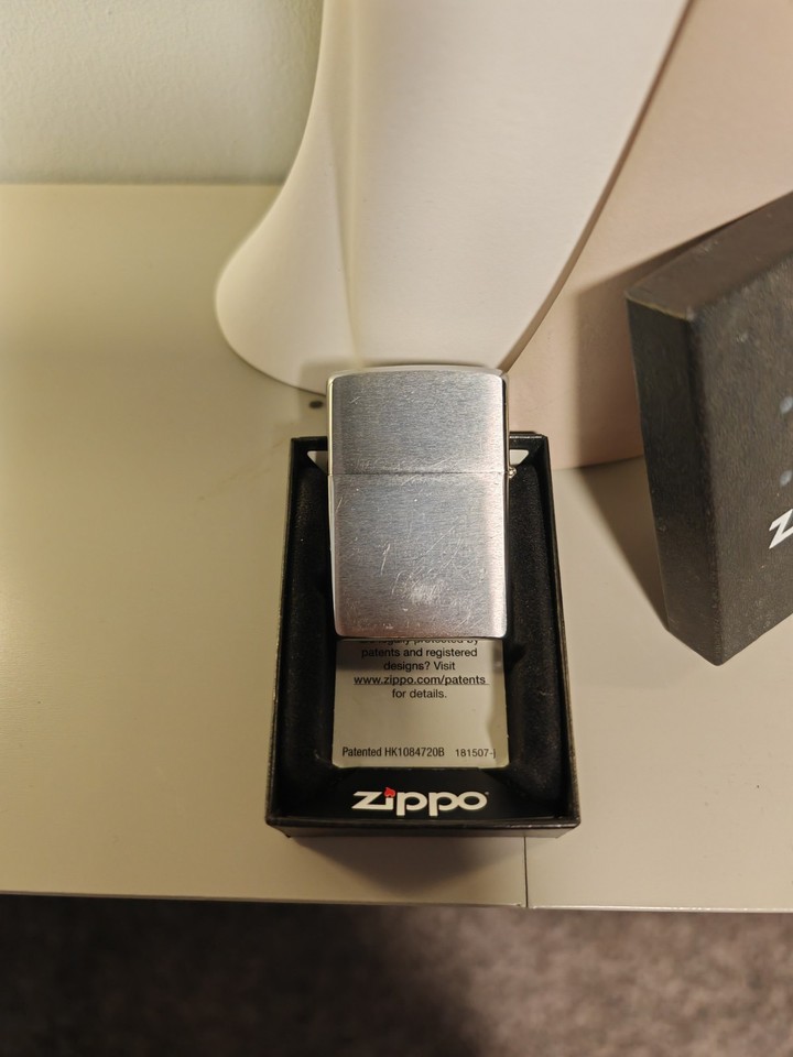 Zippo Three Dot Lighter Chrome Finished with Box | eBay UK