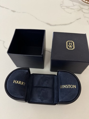 Genuine Harry Winston Ring Box Case Brand New | eBay