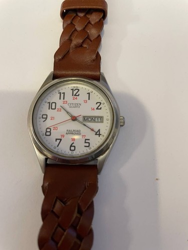 Citizen Railroad Approved men's watch looks and runs great | eBay