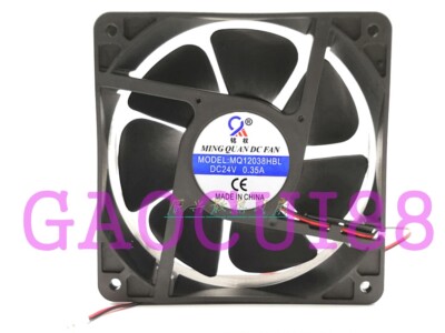 MING QUAN Fan MQ12038HBL DC24V 0.35A 120*120*38MM 2Pin NEW 1PC 3months ...