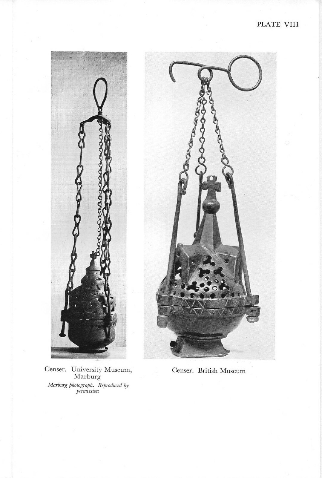 The censer in the Middle Ages by A B Tonnochy FSA | eBay