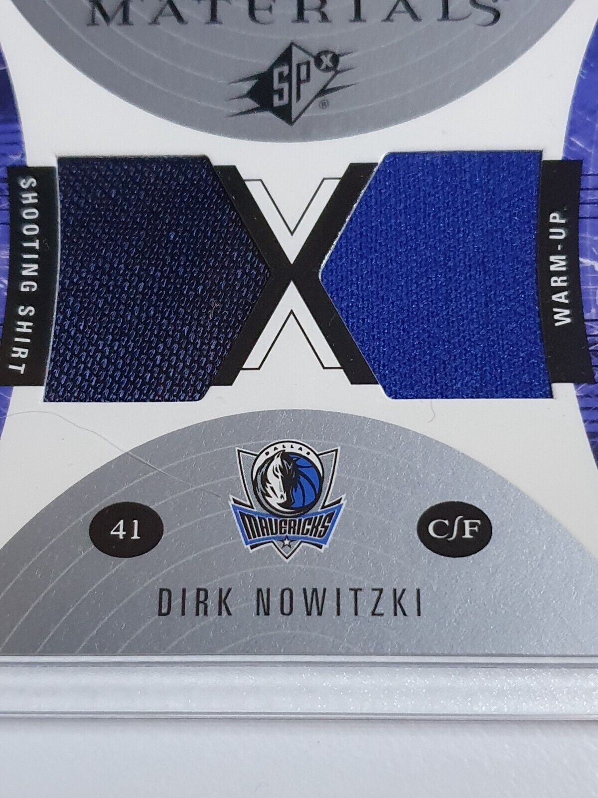 2003 Upper Deck SPx Dirk Nowitzki #PATCH Dual Game Worn Jerseys - Rare ...