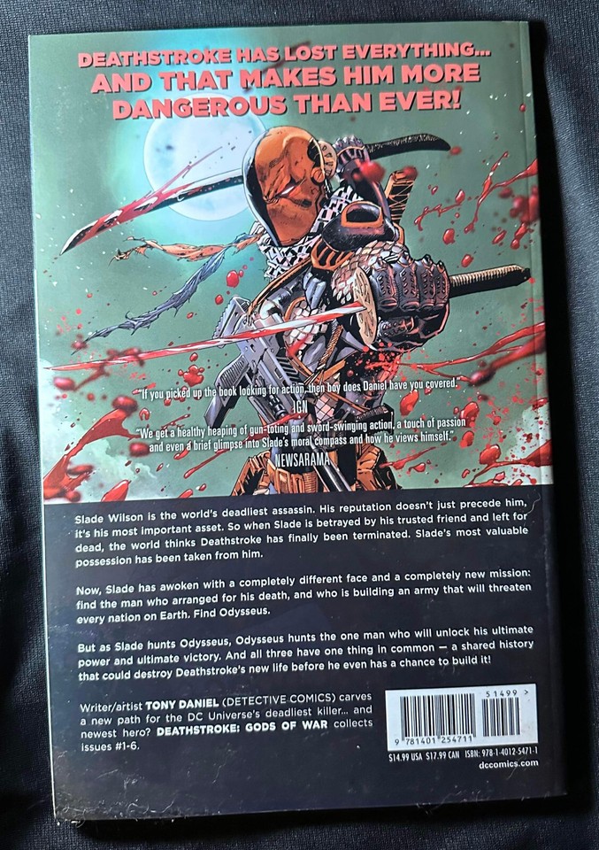 Deathstroke Vol. 1 Gods of War TPB / SC Graphic Novel DC Comics | eBay