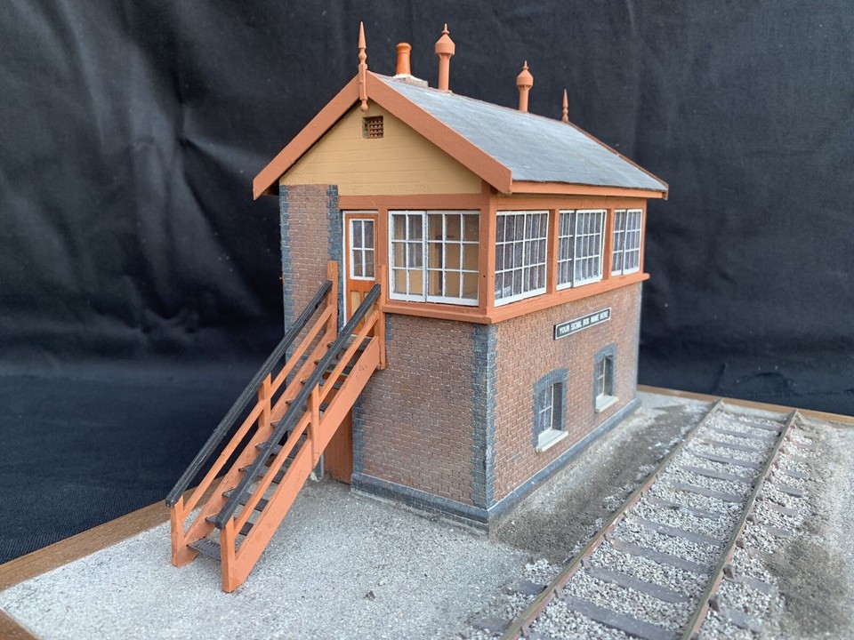 O Gauge Model Railway Buildings GWR Leckhampton Signal Box Kit | eBay UK