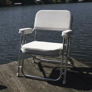 Luxury Marine Folding Deck Chair For Boat Dock Foldable Seating Heavy ...
