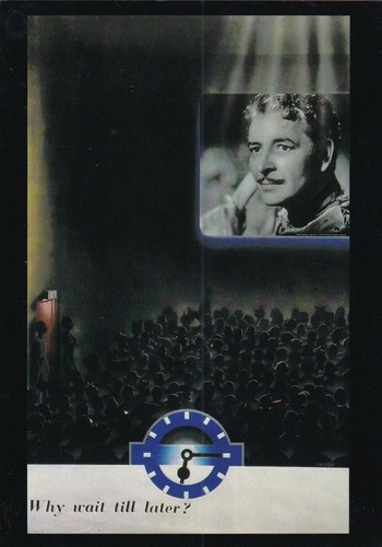 Why wait till later. London Transport Museum. Severin. 1938 Postcard ...