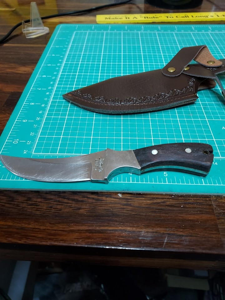 Jabe's Cutlery 6 Inch Skinner Knife, Used Upsweep 3-1/4 Inch Blade ...