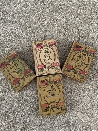 Lot of 4 Vintage Tom Swift HB Books | eBay