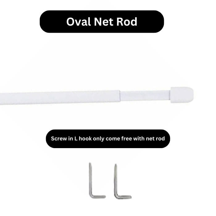 Extendable Curtain Rod Telescopic Light Weight Metal Tension Rod Pole ...