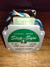 Sanyo Denki 103-7555-5140 10375555140 Step-syn Stepping Motor DC 1.02v ...