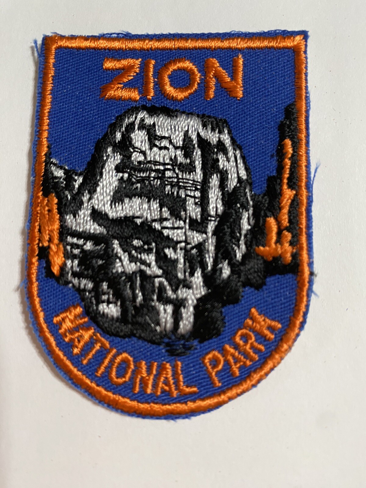 Vintage Zion National Park Souvenir Patch Utah Sew Or Iron On 2”x2.375 ...