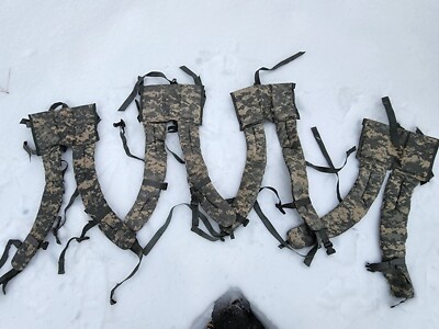 MOLLE II Enhanced Shoulder Straps ACU w Quick Release Straps fits Large ...