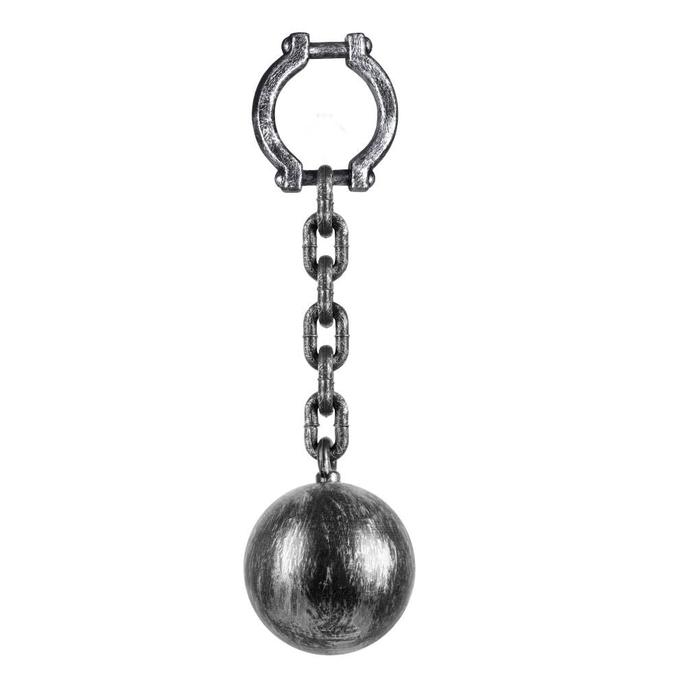 Boland Large Jumbo Ball and Chain 60cm Convict Prisoner Fancy Dress ...