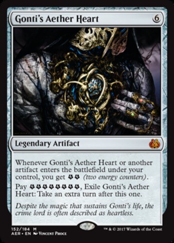 [1x] Gonti's Aether Heart Near Mint, English Aether Revolt MTG Magic | eBay