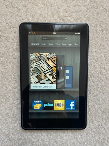 Amazon Kindle Fire (1st Generation) D01400 8 GB 7" WiFi - Black | eBay
