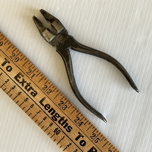 6" Vintage LINESMAN PLIERS Cutter Square Tip | eBay