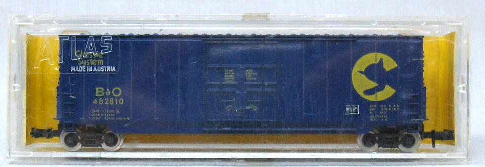 ROUNDHOUSE #8202 N Scale Chessie System B&O Modern 50' Hi-Cube Box Car ...