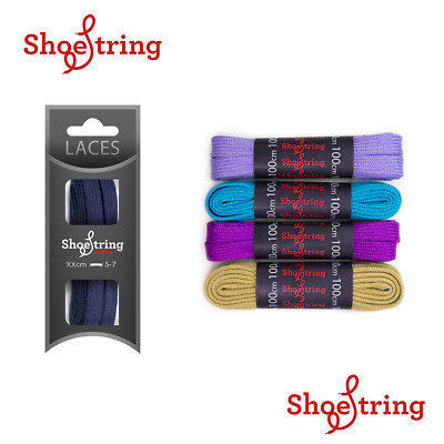 Shoe String Flat Shoe Laces Boots Trainers ALL Lengths Colours Widths ...