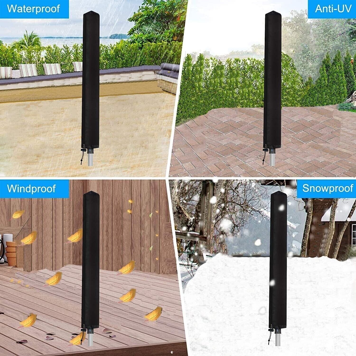 Waterproof Heavy Duty Rotary Washing Line Cover Clothes Airer Garden ...