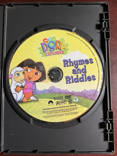Dora the Explorer: Rhymes and Riddles (DVD, 2003) 97368790643| eBay