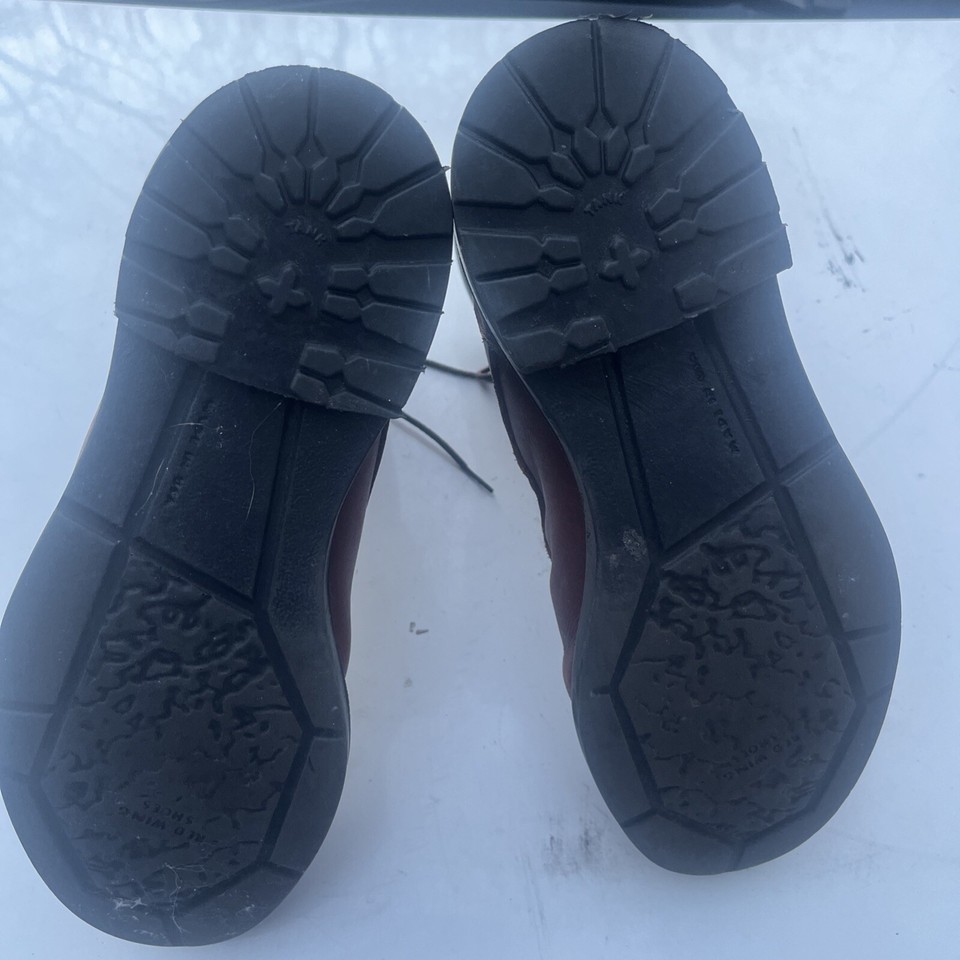 Red Wing 402 Moc Toe Boots sz MENS 8 1/2 E MADE IN USA work grunge ...