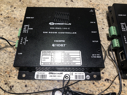 Crestron DM-RMC-100-C Digital Media 8G Receiver Room Controller | eBay