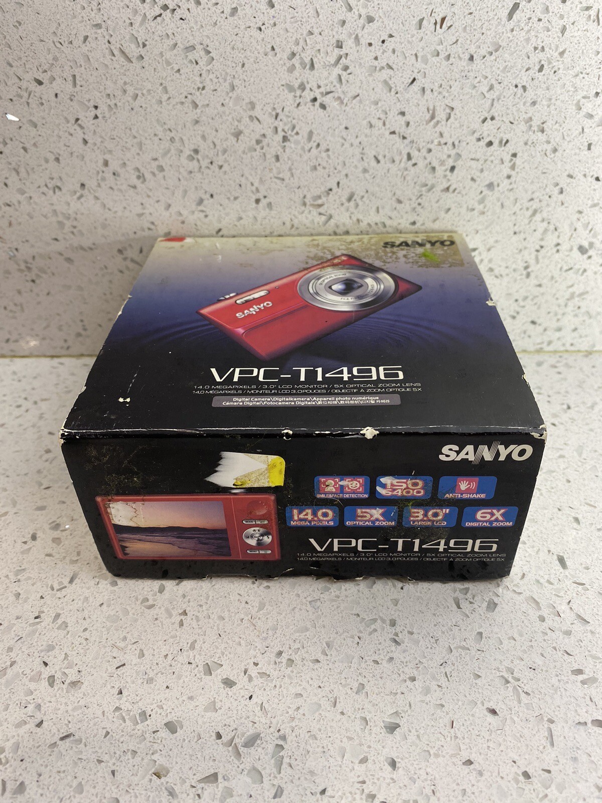 Sanyo+VPC+T1496+14.0MP+Digital+Camera+-+Red for sale online | eBay