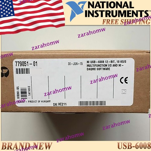 National Instruments USB-6008 Data Acquisition Card NI DAQ ...