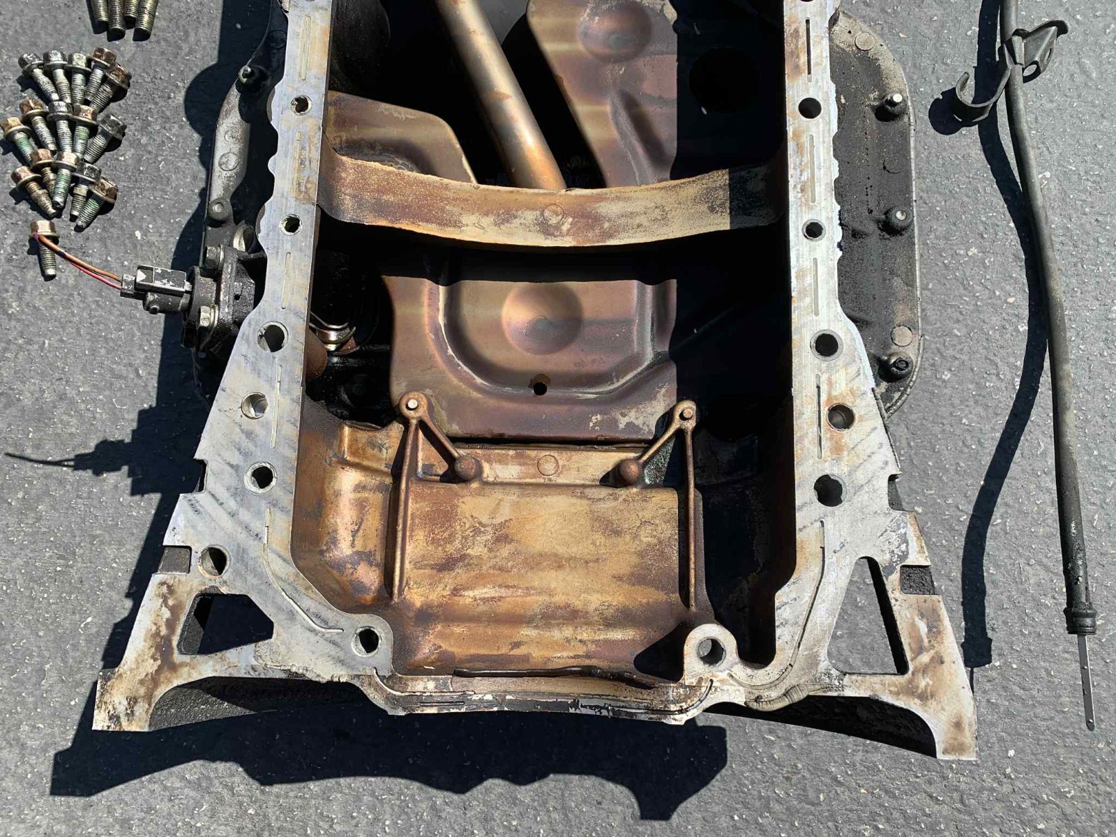 Lexus SC300 2JZ-GE Rear Sump Oil Pan Dipstick Tube Assembly Unit