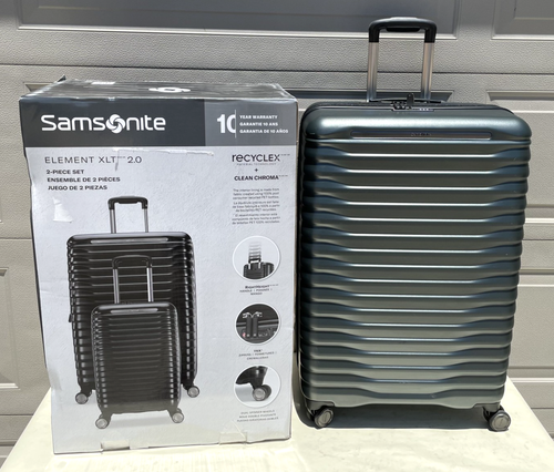 Samsonite Element XLT 2.0 - 27" LARGE Hardside Luggage in Green w/ TSA ...