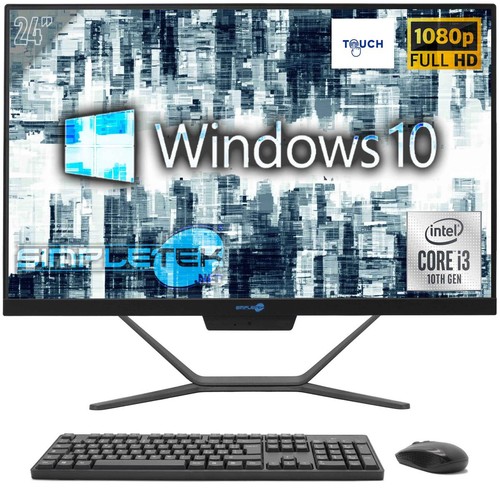 Aio Tout en Un Écran Tactile i3 10 Gen 24 " Full HD Windows 10 Pro 32GB ...