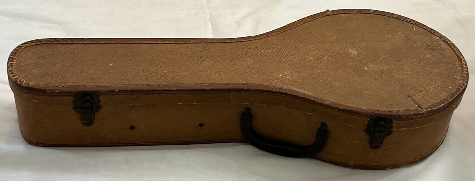 Vintage 1930s Geib & Schaefer Mandolin-Banjo Case w/ Blue Lining ...