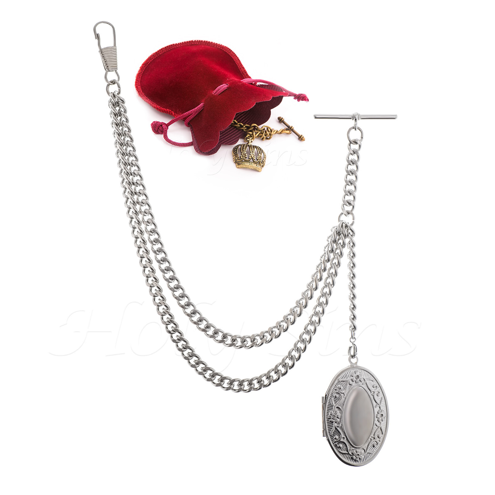 Coronation Celebration, Albert, Victorian Pocket Watch Fob Chain | eBay