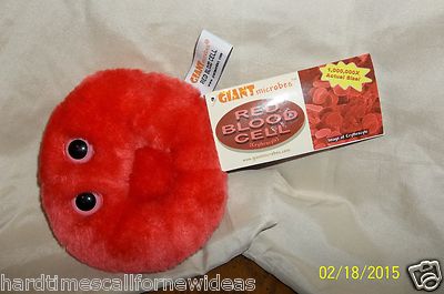 GiantMicrobes Plush RED BLOOD CELL With Tag | eBay