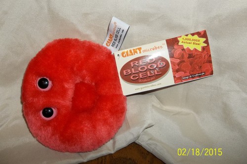 GiantMicrobes Plush RED BLOOD CELL With Tag | eBay