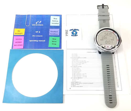 Oceanic VT3 Kabellos Hoseless Handgelenk Taucher Computer Luft ...