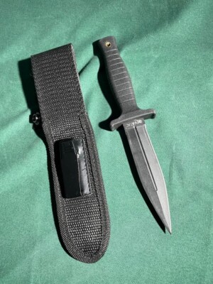 EVATAC DOUBLE EDGED DAGGER Combat Knife Black ET-BLKDGR | eBay