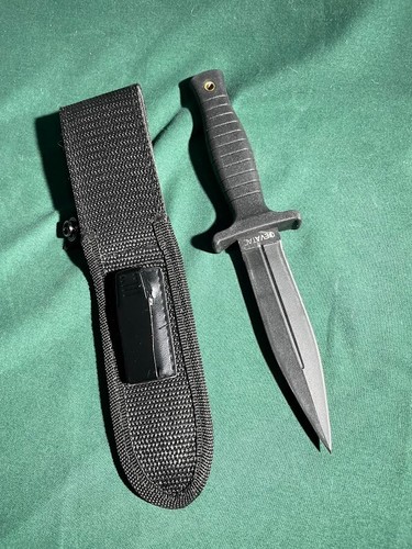EVATAC DOUBLE EDGED DAGGER Combat Knife Black ET-BLKDGR | eBay