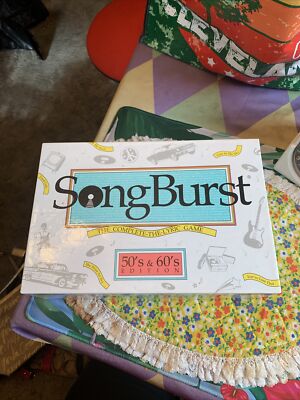 BRAND NEW 1990 SONG BURST 50's & 60's EDITION COMPLETE THE LYRIC GAME ...