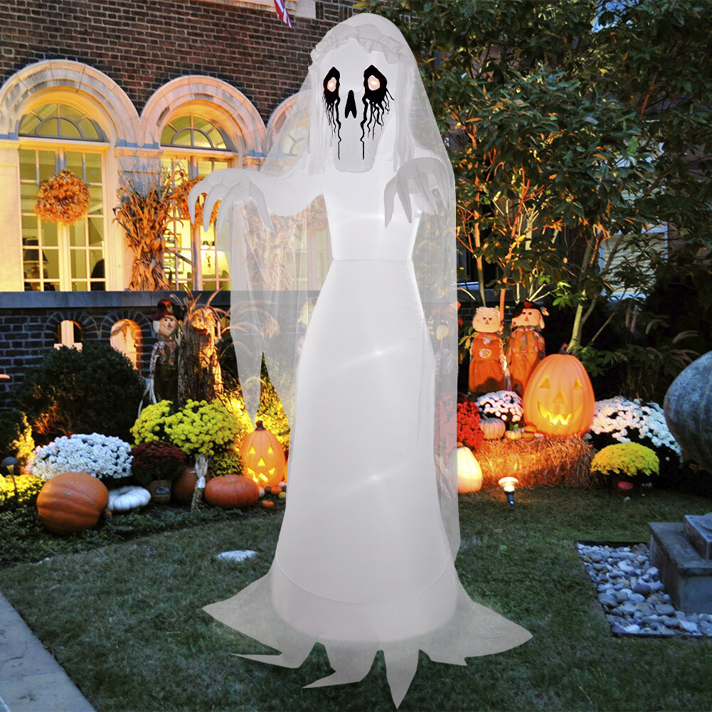 Halloween Ghost Decorations Ghostly Glow Halloween Decoration Idea