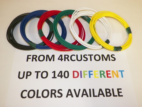 6 AUTOMOTIVE WIRE 16 GAUGE GXL WIRE SIX COLORS 25' EACH COLOR + CHOICES ...
