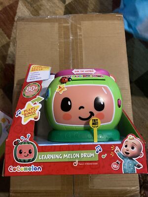 COCOMELON LEARNING MELON DRUM INTERACTIVE LIGHTS AND SOUND | eBay