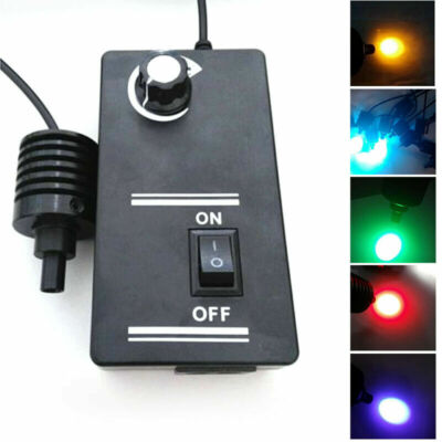 Microscope Coaxial Light Source LED Spot Lamp Brightness Adjustable 90V ...