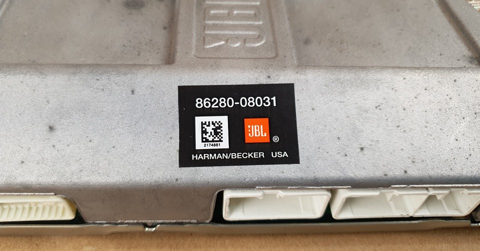 Toyota Sienna 2011-2017 JBL amplifier 86280-08031 Oem used 86280-08030 ...