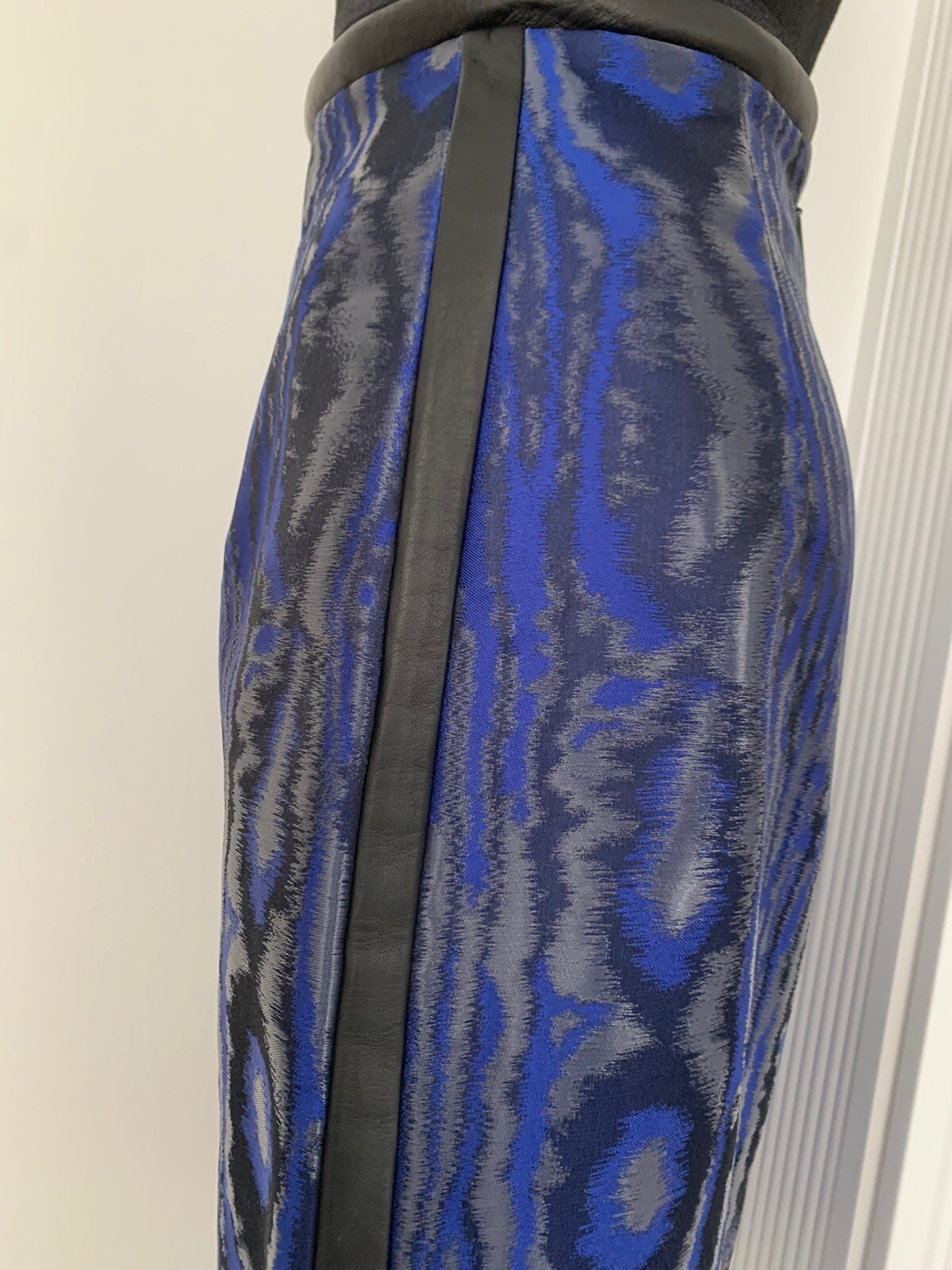 Christopher Kane Leather Trim Pencil Skirt Sz:4USA Retail $1,350 NEW | eBay