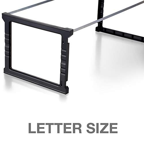 Hanging File Frame Organizer for Home Office Adjustable Storage 24 to ...