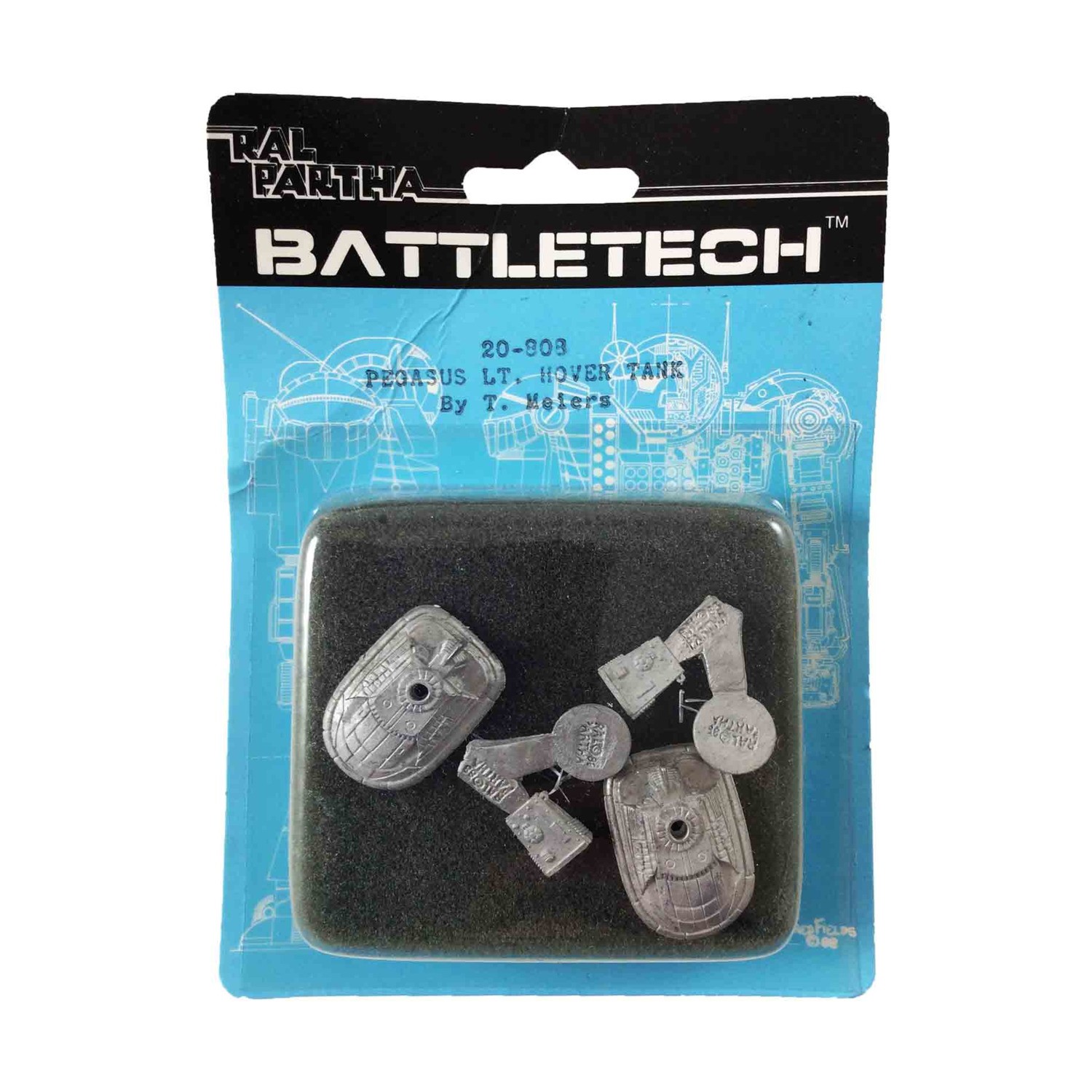 Ral Partha Battletech Pegasus Lt. Hover Tank (Blue Card) Pack New | eBay