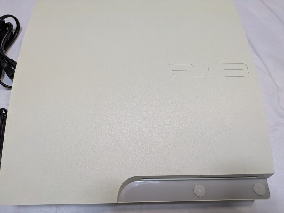 PlayStation 3 PS3 CECH-3000A Classic White Console 160GB Gaming Machine ...
