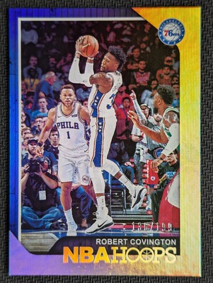 Robert Covington SILVER SP #ed 136/199! 2018-19 Panini NBA Hoops! #206 ...