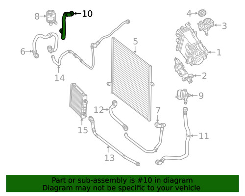NEU MERCEDES-BENZS KLASSE RIGHT TURBOLADERINTERKÜHLER HOSE A2225013300 ...